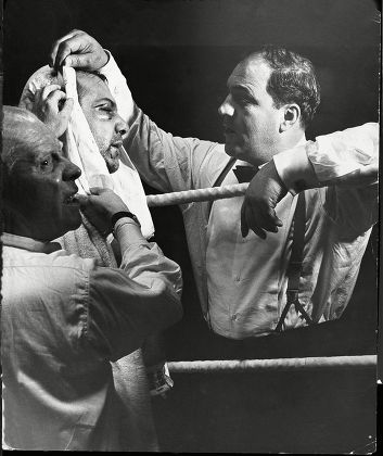 Rocky Marciano R Inspects Facial Damage Editorial Stock Photo - Stock ...