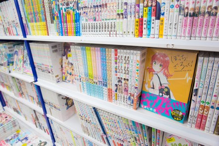 Mangas On Display Manga Bookstore Ikebukuro Editorial Stock Photo ...