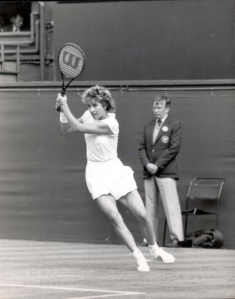 Chris Evert Tennis Player 1985 American Editorial Stock Photo - Stock ...