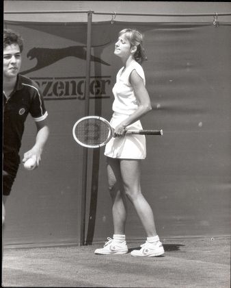 Chris Evert Wimbledon 1982 Pkt 1317 Editorial Stock Photo - Stock Image ...