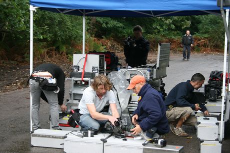 Crash Scene Behind Scenes Filming Editorial Stock Photo - Stock Image ...