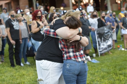 Remembrance ceremony for Route 91 shooting victims, Las Vegas, USA - 01 ...