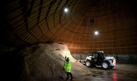 Salt Storage Barn Buckinghamshire County Council Editorial Stock Photo ...