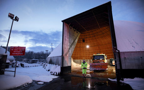 Salt Storage Barn Buckinghamshire County Council Editorial Stock Photo ...