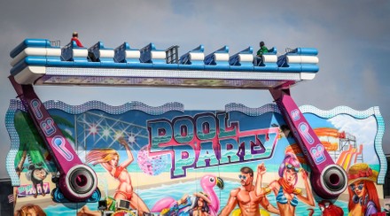Freipaak fun fair in Corona times in Bremen, Germany - 02 Oct 2020 ...