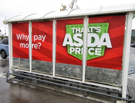 Asda Walmart Logo Seen On Welcome Editorial Stock Photo - Stock Image ...