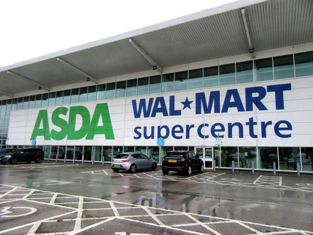 Asda Walmart Logo Seen On Welcome Editorial Stock Photo - Stock Image ...