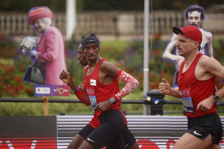 Elite Men Runners Pass Cutouts Queen Editorial Stock Photo - Stock ...