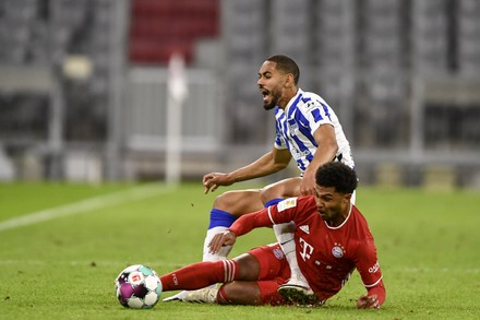 Herthas Matheus Cunha L Bayerns Serge Editorial Stock Photo - Stock ...