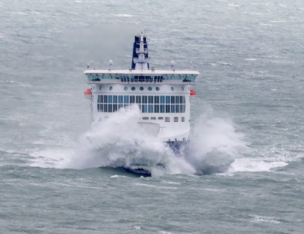 Wet Windy Dover Port Today Where Editorial Stock Photo - Stock Image ...