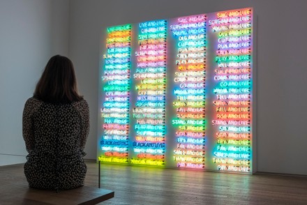 Preview of Bruce Nauman at Tate Modern, LONDON, UK - 05 Oct 2020 Stock ...