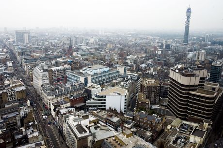 Views of London from Centrepoint, London, Britain - 21 Jan 2010 Stock ...
