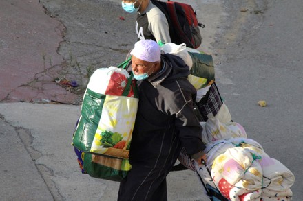 Moroccan Citizen Holds His Belongings His Editorial Stock Photo - Stock ...