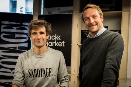 Vianney Vaute Left Thibaud Hug De Editorial Stock Photo - Stock Image ...