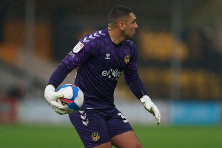 Newport County Goalkeeper Nick Townsend 30 Editorial Stock Photo ...