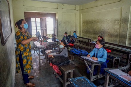 Students Grade 3 Attend Class Prabhat Editorial Stock Photo - Stock ...