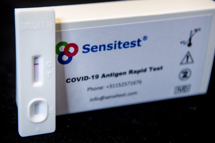 Covid19 Sentitest Corona Test Rapid Antigen Editorial Stock Photo ...