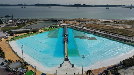 General View Showing Artificial Surfing Park Editorial Stock Photo ...