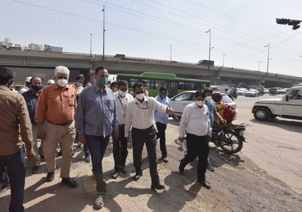 Delhi PWD Minister Satyendar Jain Inspects Ashram Chowk Flyover And ...