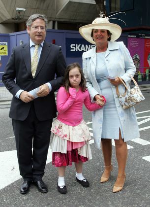 Dominic Lawson Rosa Monckton Daughter Domenica Editorial Stock Photo ...