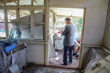 Man Inside House Damaged By Recent Editorial Stock Photo - Stock Image ...