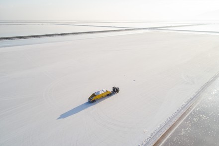 Photograph Made Drone Shows Truck Morton Editorial Stock Photo - Stock ...