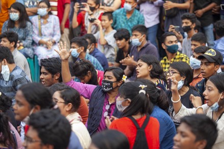 Protester Shouting Slogans While Making Gestures Editorial Stock Photo ...