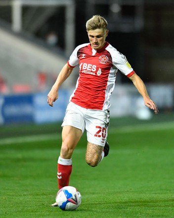 Harvey Saunders 20 Fleetwood Town Runs Editorial Stock Photo - Stock ...