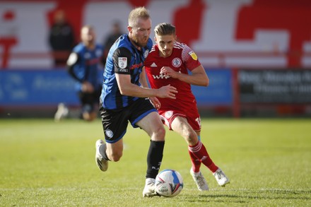 Jay Lynch Rochdale Catches Cross During Editorial Stock Photo - Stock ...