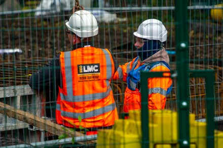 HS2 construction work, Buckinghamshire, UK - 15 Oct 2020 Stock Pictures ...