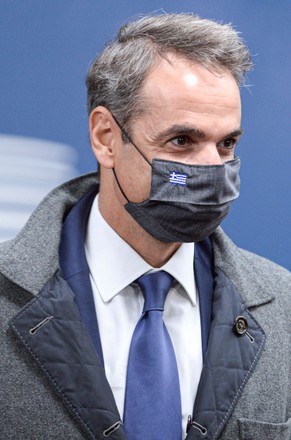 Greeces Prime Minister Kyriakos Mitsotakis Attends Editorial Stock ...