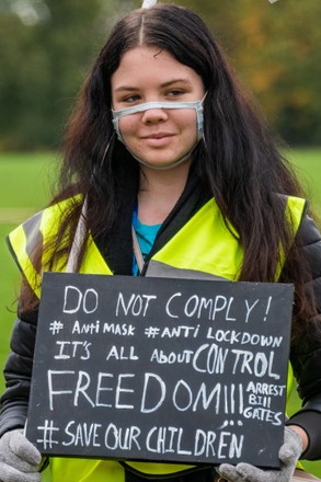 Stand up X protest, for peoples right and against vaccinations, 5G and ...