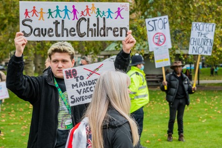 Stand up X protest, for peoples right and against vaccinations, 5G and ...