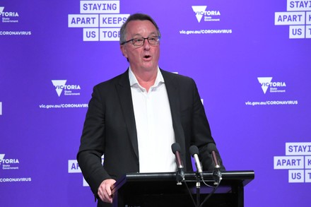 Victorian Health Minister Martin Foley Addresses Editorial Stock Photo ...