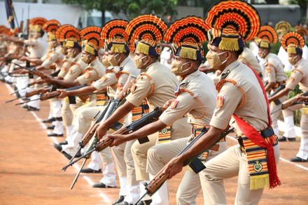 Madhya Pradesh Police Officers Take Part Editorial Stock Photo - Stock ...