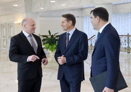 Sergei Naryshkin C Head Russian Foreign Editorial Stock Photo - Stock ...