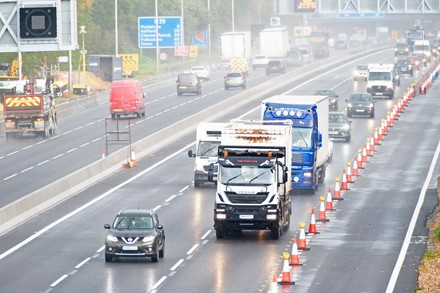 Dangerous Driving Conditions Drivers On M20 Editorial Stock Photo ...