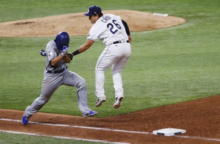 Tampa Bay Rays First Baseman Jiman Editorial Stock Photo - Stock Image ...