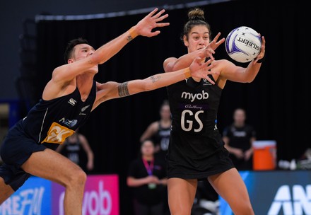 Silver Ferns Goalshoot Maia Wilson Takes Editorial Stock Photo - Stock ...