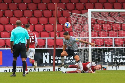 Northampton Town Defender Luka Racic Receives Editorial Stock Photo ...