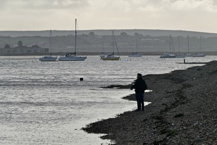 High Tide Floods Parking Area Hurst Editorial Stock Photo - Stock Image ...