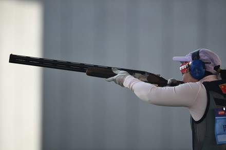 Deng Weiyun Competes During Womens Trap Editorial Stock Photo - Stock ...