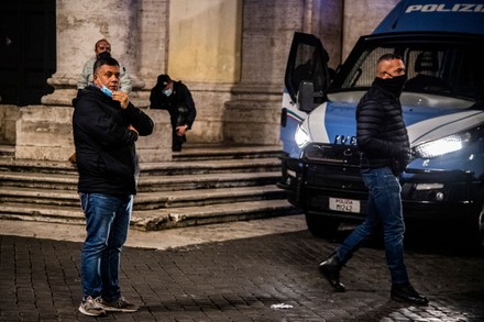 Leader Forza Nuova Giuliano Castellino During Editorial Stock Photo ...