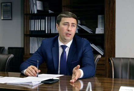 imágenes de Interview of StateGeoCadastre chief Roman Leshchenko, Kyiv ...