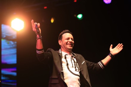 Egyptian Singer Mustafa Amar Performs During Editorial Stock Photo ...