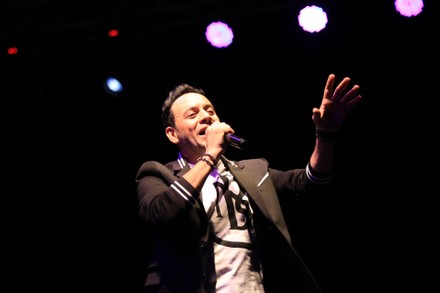 Egyptian Singer Mustafa Amar Performs During Editorial Stock Photo ...