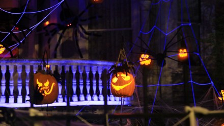 U.S. Louisiana New Orleans Halloween Ghost Manor - 26 Oct 2020 Stock ...