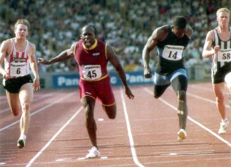 John Regis Athletes 1992 Dramatic End Editorial Stock Photo - Stock ...