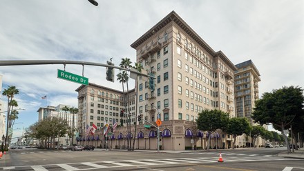 Beverly Hills Stores Boarded Preparation Election Editorial Stock Photo ...