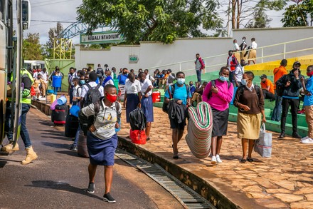 Rwandan Secondary School Students Prepare Board Editorial Stock Photo ...